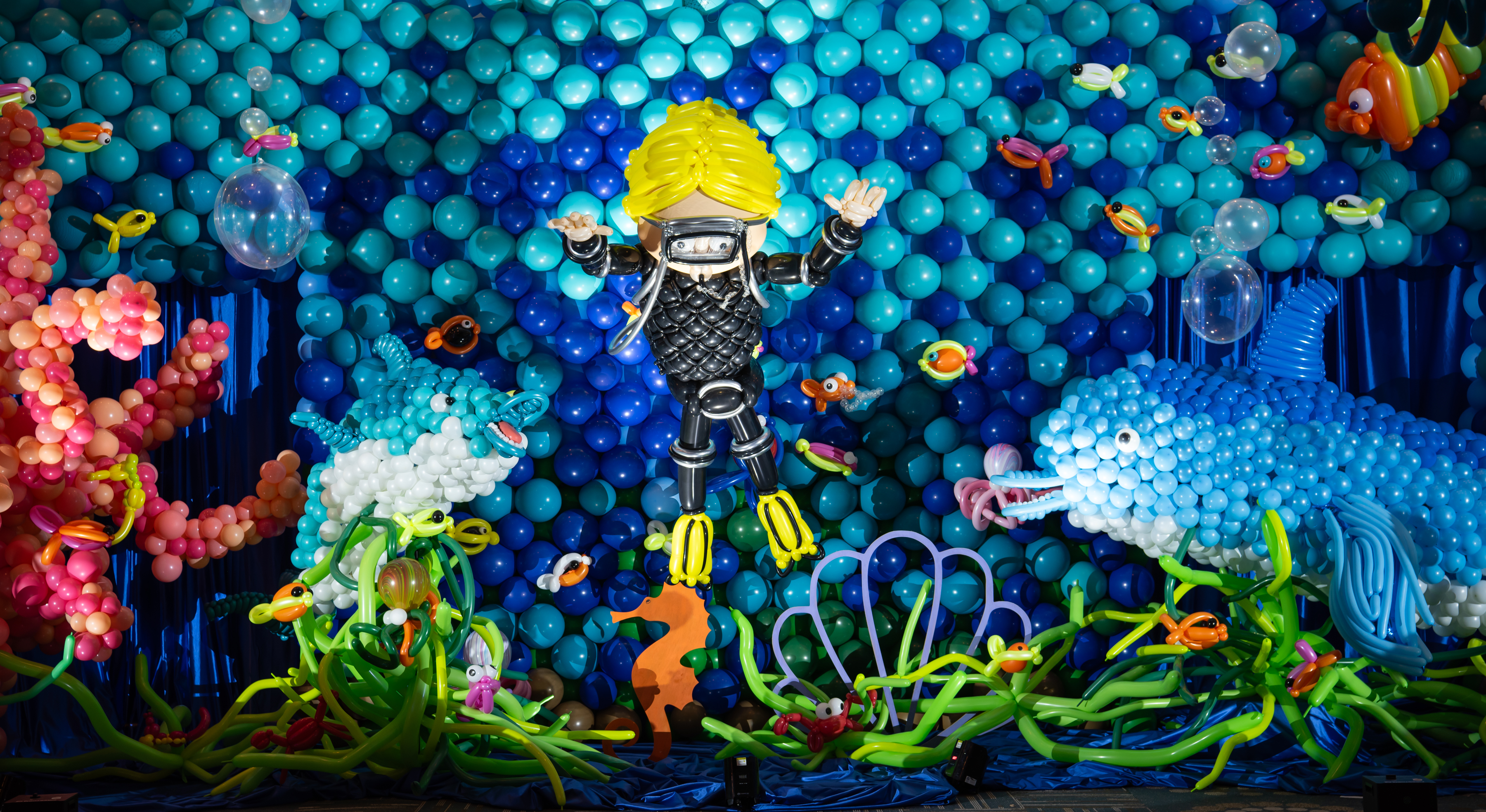 Wall-Balloon-Backdrop-Photo-Scuba-Dolphin-Water-Under-the-Sea-Display ...